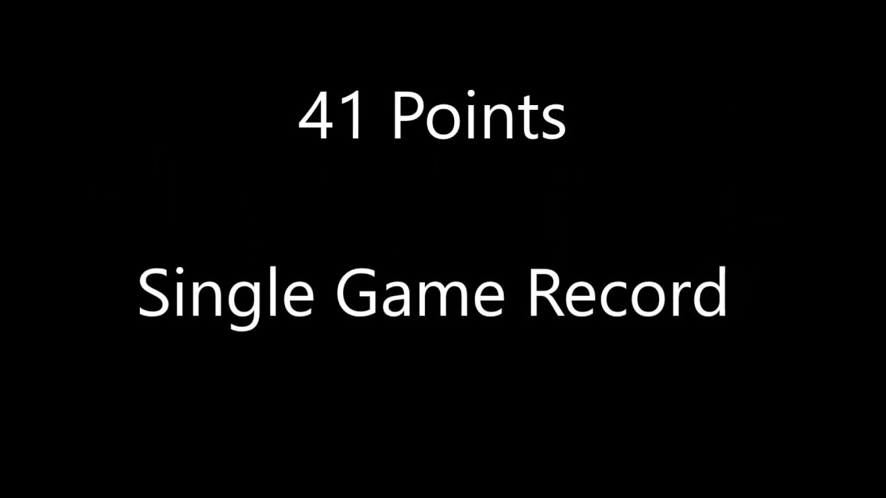 Cade Coleman Breaks School Scoring Record - YouTube