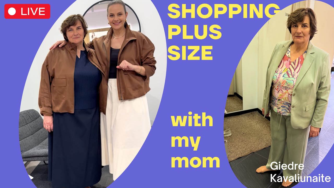 Shopping for PLUS size w my MOM☺️ ️ - YouTube