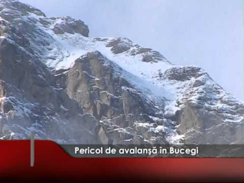 Pericol de avalansa in Bucegi - YouTube