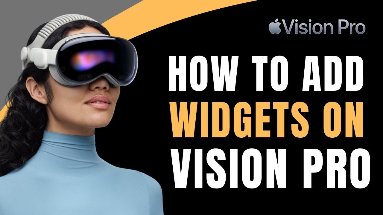 Apple Vision Pro - How to Add Widgets ! - YouTube