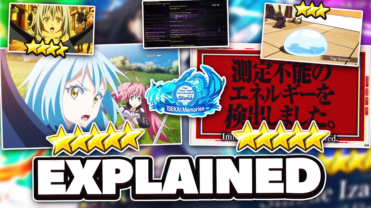 ALL SUMMON ANIMATIONS EXPLAINED | SLIME - ISEKAI MEMORIES - YouTube