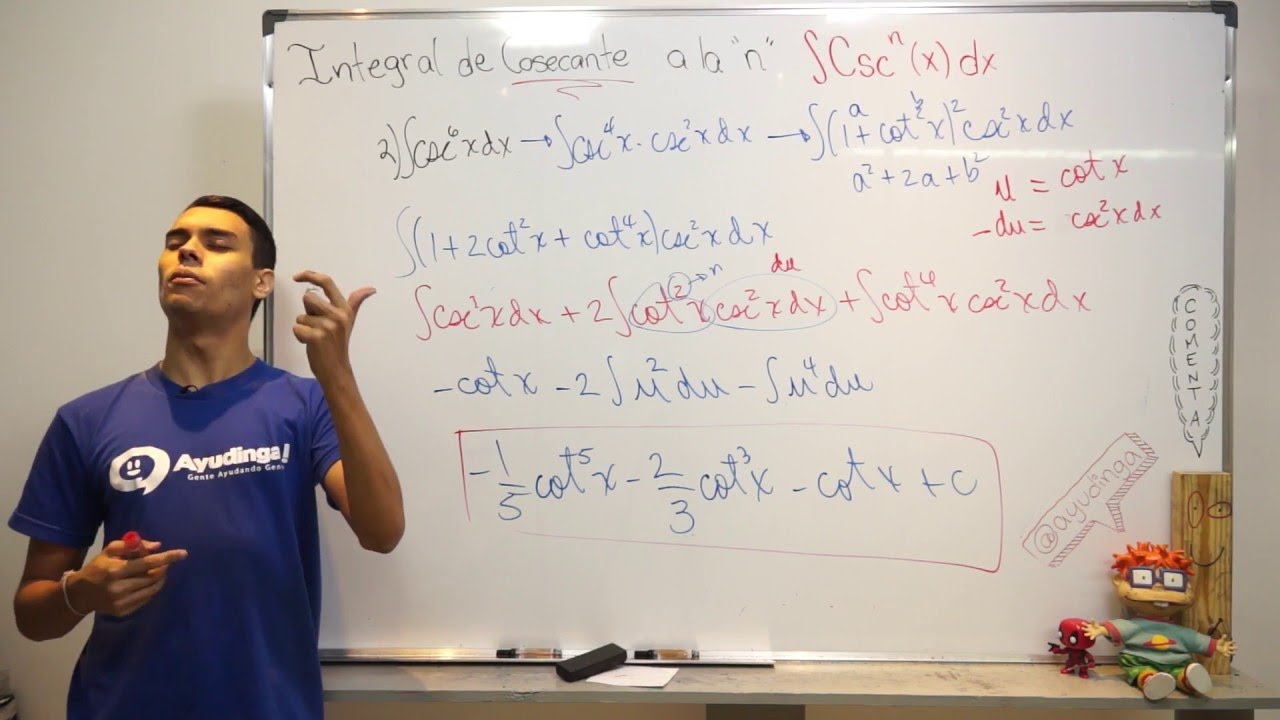 Integral de Cosecante a la n 02 - YouTube