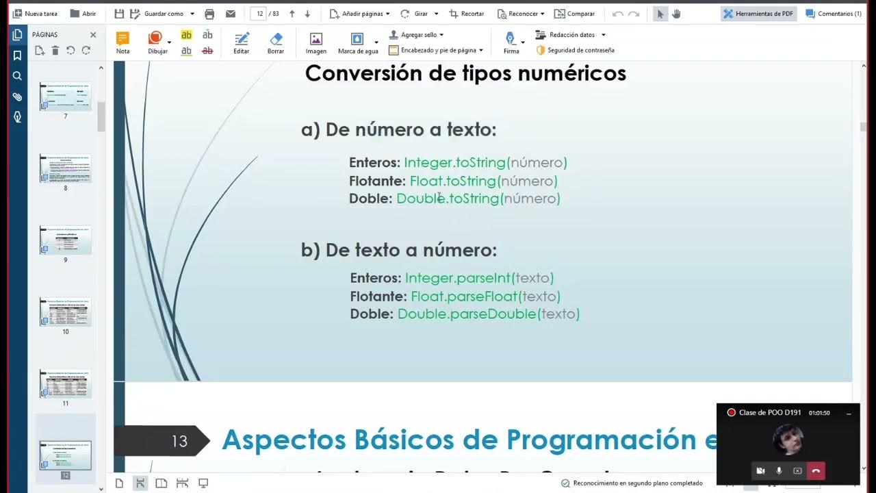 Video 5 - Conversión numérica: De número a texto y viceversa - YouTube