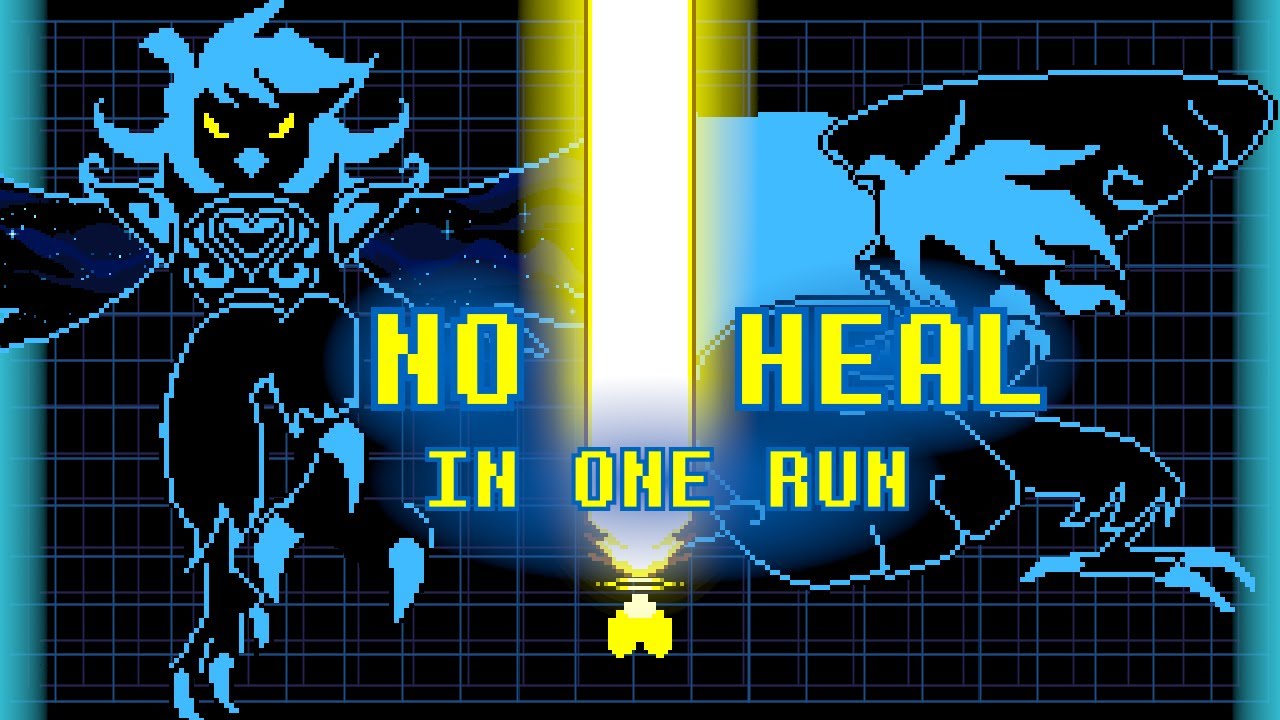 Undertale Yellow - Zenith Martlet both phases No Heal in one run - YouTube