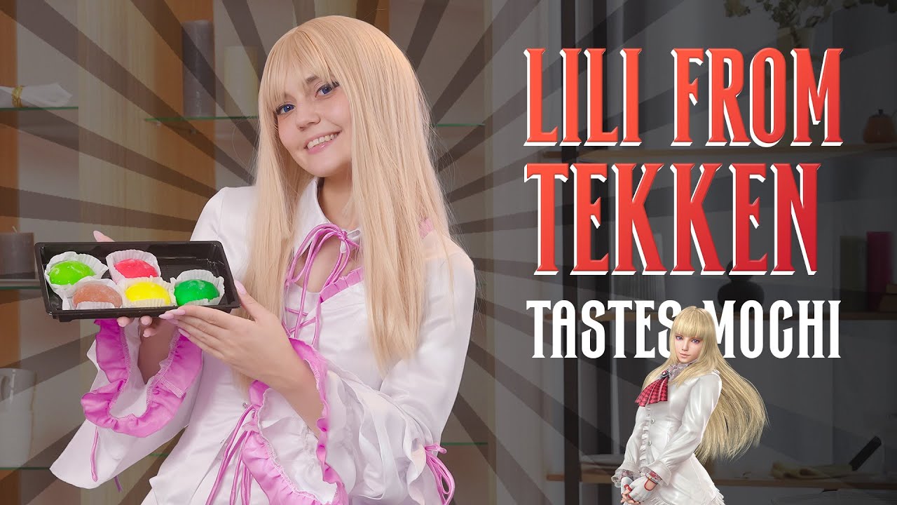 Lili Tries Japanese Mochi 🍡 | Tekken Cosplay Taste Test - YouTube