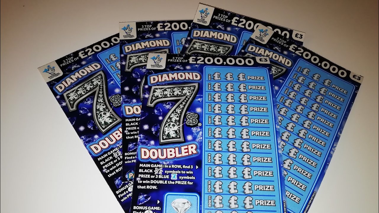 £3 Diamond 7's Doubler Scratch Cards. Lucky or Not? 🍀🍀🍀 - YouTube