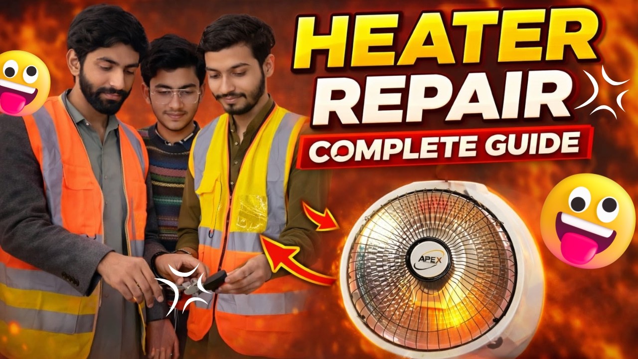 Electric Room Heater/Fan Repairing at Home | Dead Heater Problem ...