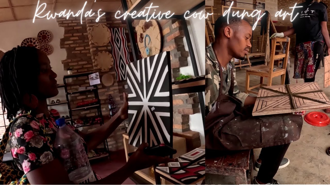 RWANDA'S CRAZY ART MADE FROM COW DUNG: VISITING IMIGONGO ART CENTRE IN ...