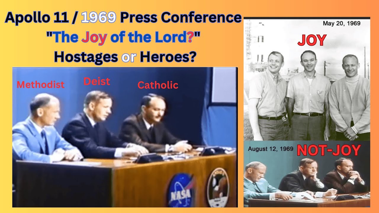 Apollo 11 1969 Press Conference "Joy of the Lord?" Hostages or Heroes ...