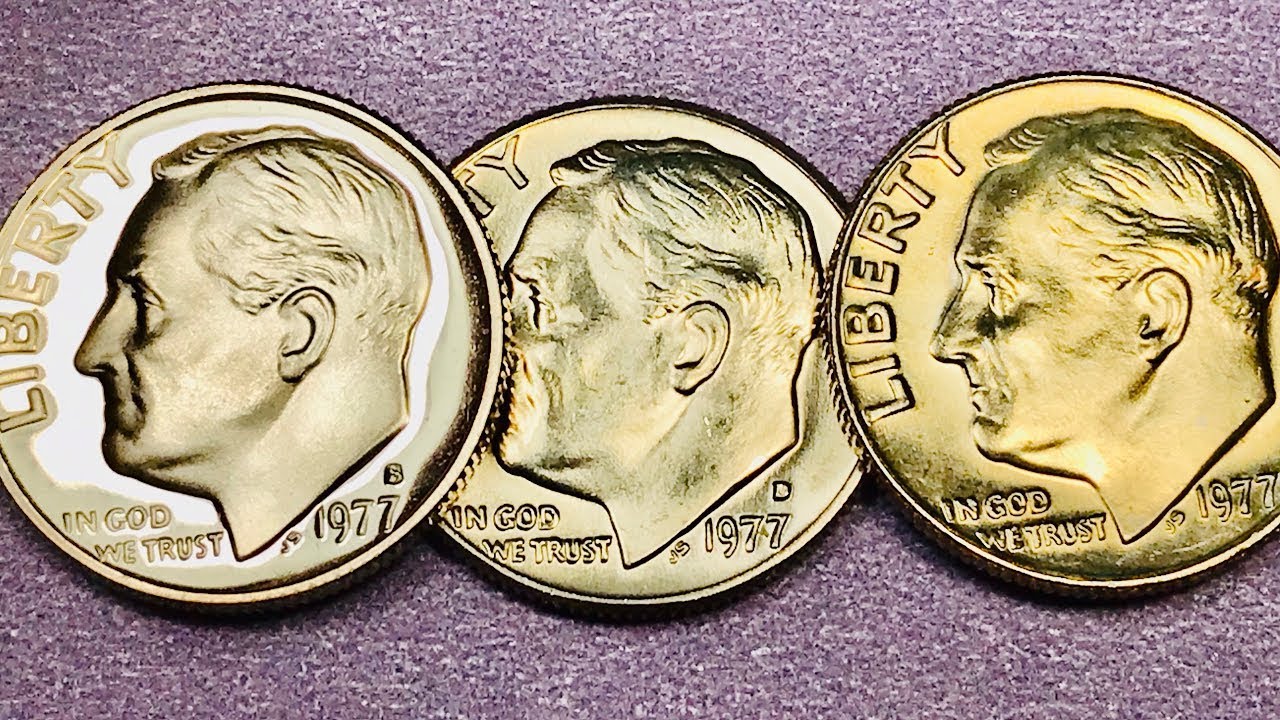 1977 United States Dimes To Look For - YouTube