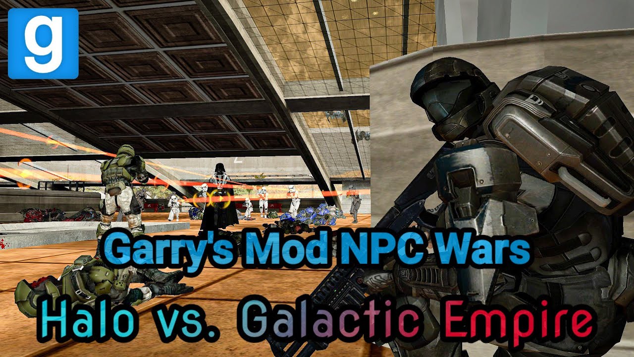 Garry's Mod NPC Wars - Halo: UNSC & The Covenant vs. Galactic Empire ...