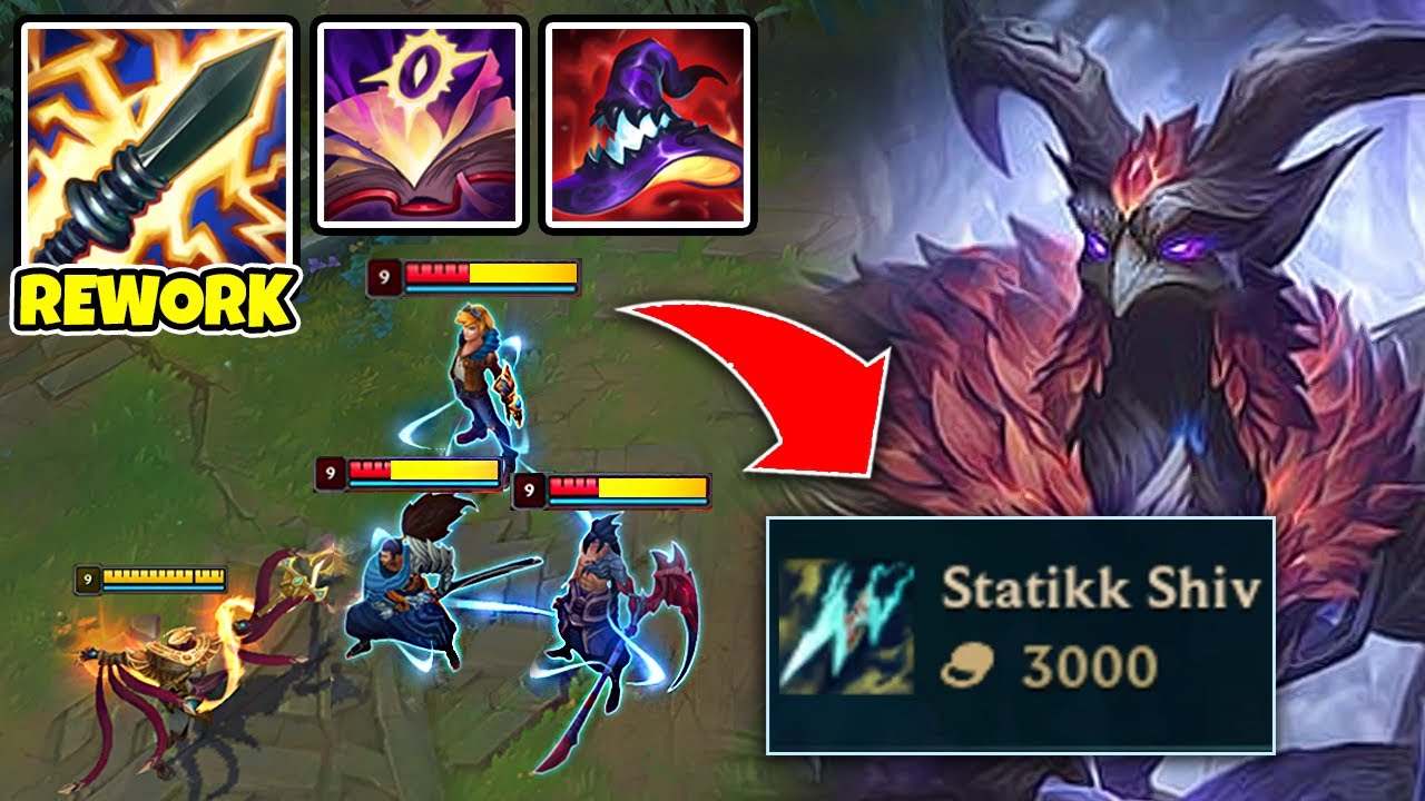 NEW Reworked Statikk Shiv Adds INSANE Burst Damage to Azir - YouTube
