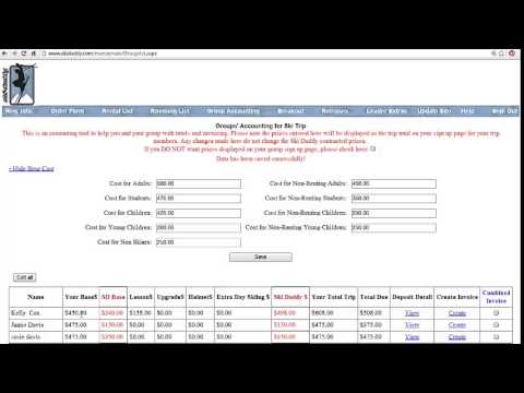 How to Use the Group Accounting Feature - YouTube