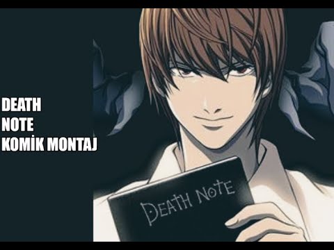 DEATH NOTE 1  BÖLÜM KOMİK MONTAJ :D