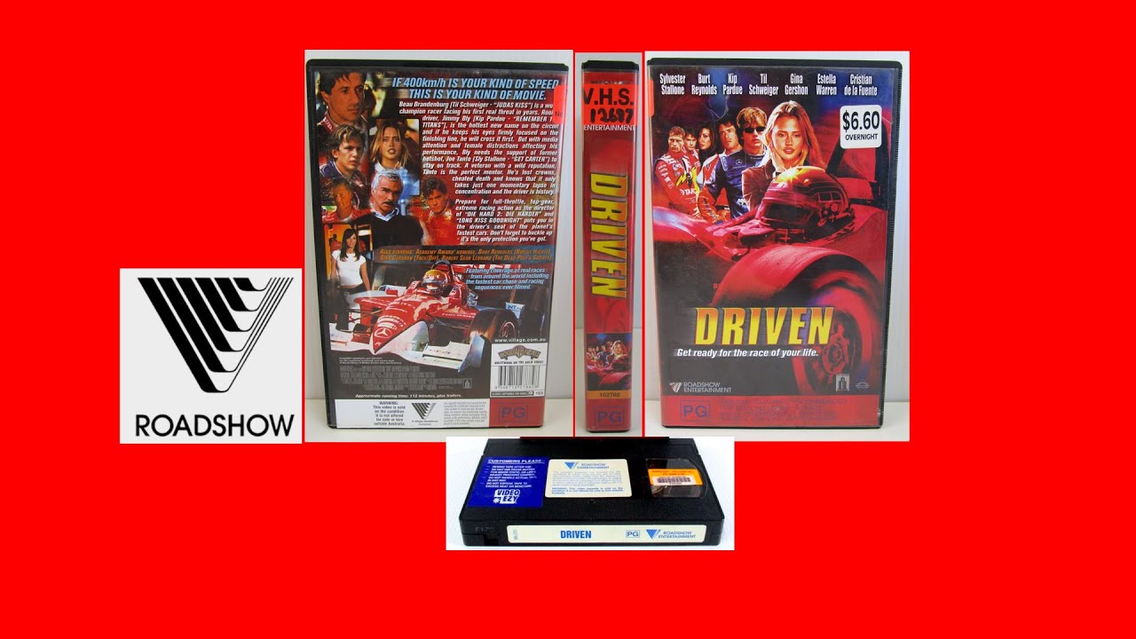 opening to driven vhs australia roadshow ex-rental edition (2001) 2002 ...