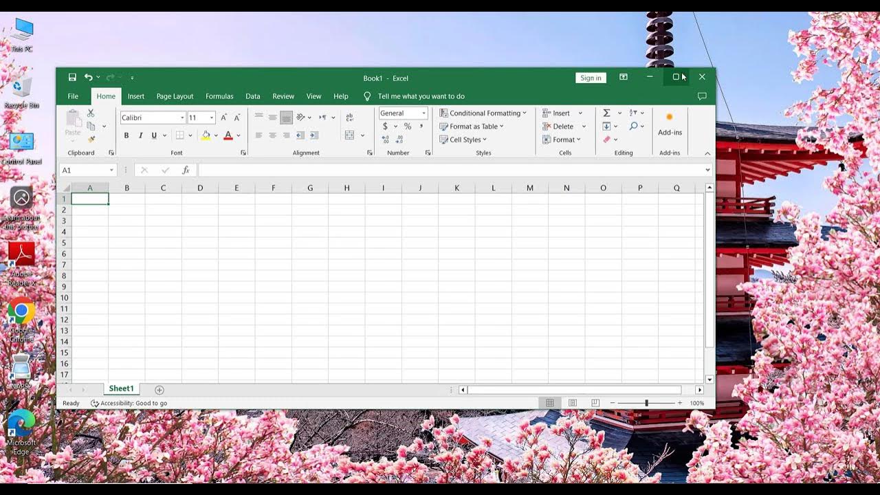 Best Way to Create New Workbook in Excel - YouTube
