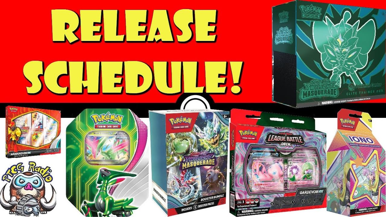 The Complete Pokémon TCG Release Schedule! HUGE Update! (Pokémon TCG ...