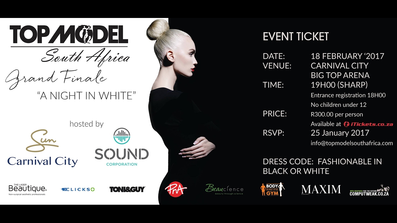 Top Model South Africa 2017 - YouTube