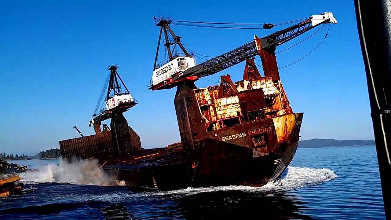 Seaspan phoenix dump - YouTube