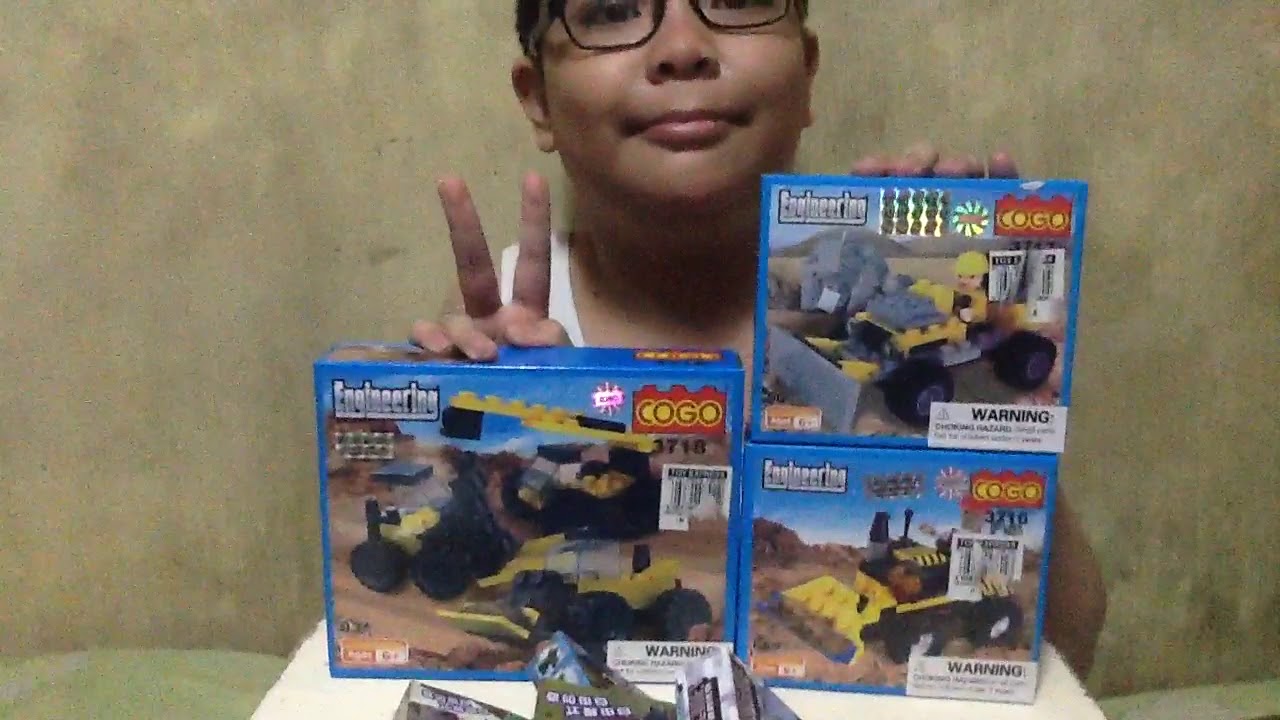 Cogo ENGINEERING 3718, 3716 and 3717 (3 sets) unboxing & assembling ...