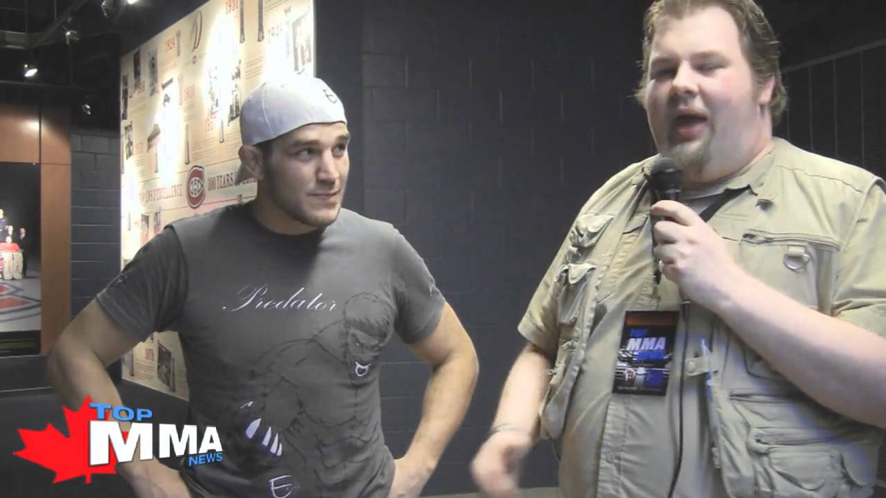Patrick Cote Interview after Kalib Starnes Win - YouTube