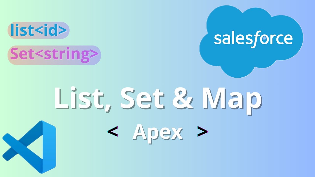 Salesforce apex, list, set & map - YouTube