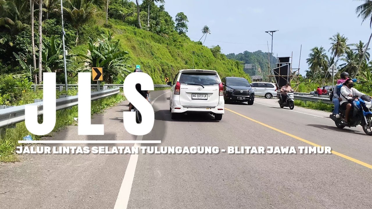 VIEW JALUR LINTAS SELATAN JLS TULUNGAGUNG - BLITAR - YouTube