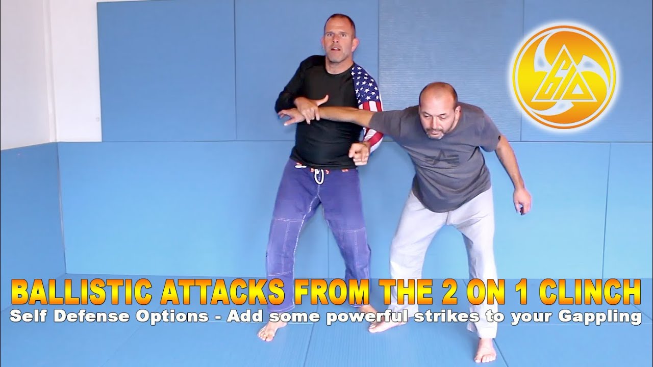 Ballistic Attacks from the 2 on 1 Clinch - Self Defense Options for the Street - YouTube