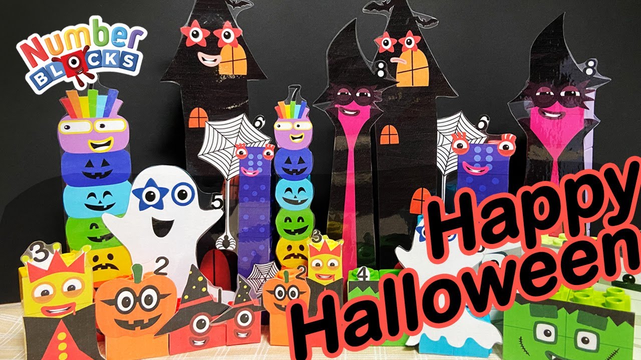 Happy Halloween with Numberblocks and Lego!! - YouTube