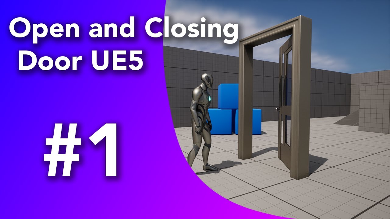 How to make a DOOR in Unreal Engine! *EASY* - YouTube
