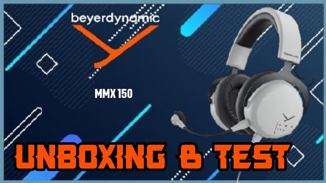 Beyerdynamic MMX 150 - Unboxing et test. - YouTube