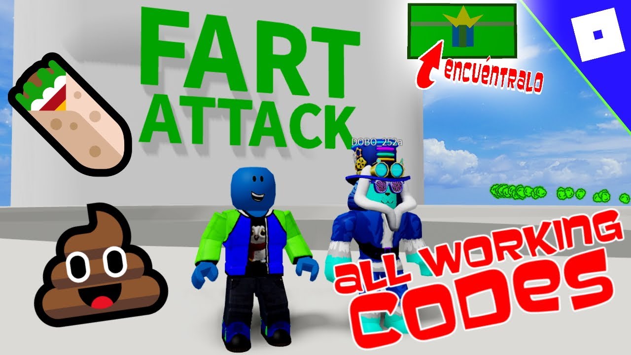 💩TODOS LOS CODES🧻 | FART ATTACK | ROBLOX CODE 2020 - YouTube