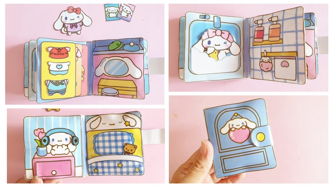 Paper play| Cinnamoroll Squishy book | Mini Squishy Busy book| Squishy ...