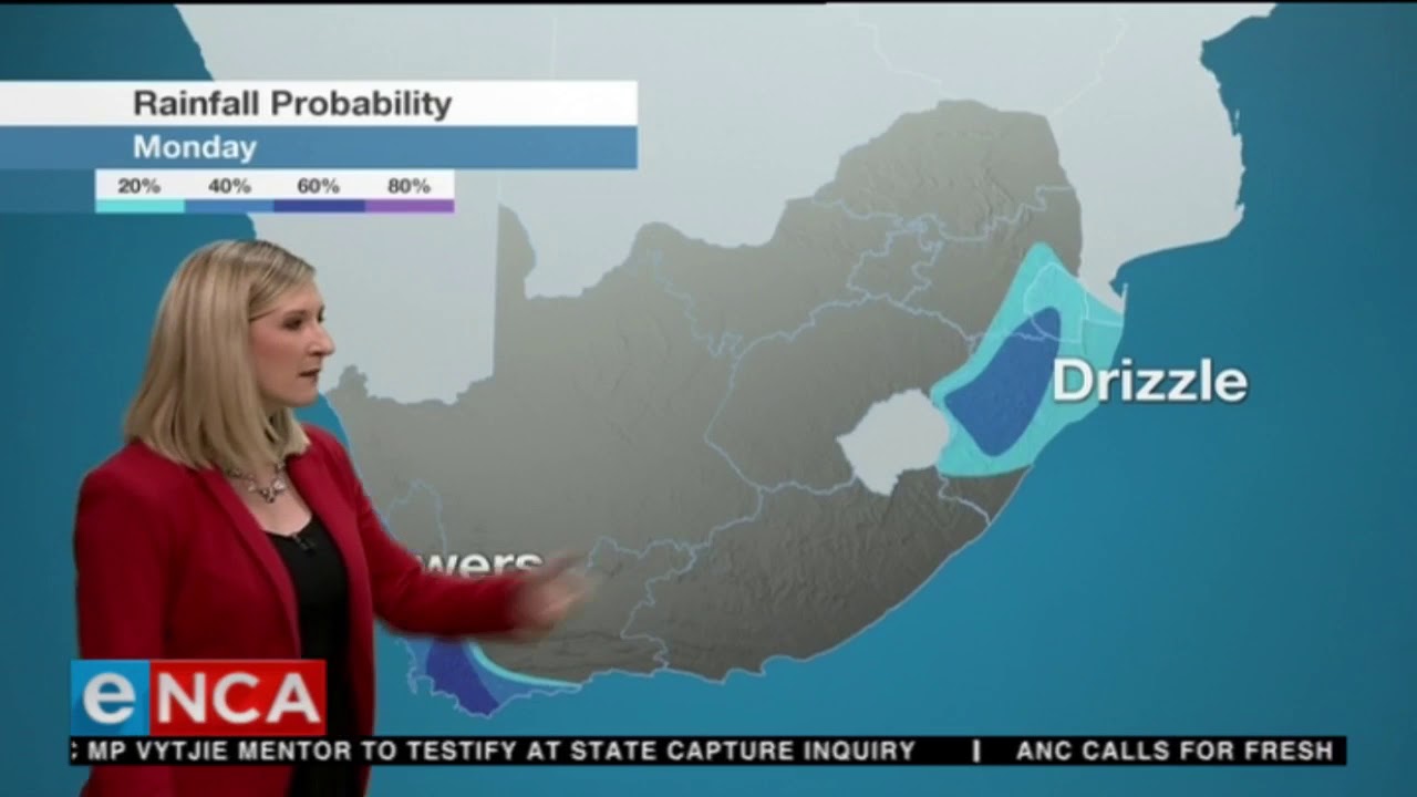 #MorningNewsToday eNCA Weather - YouTube
