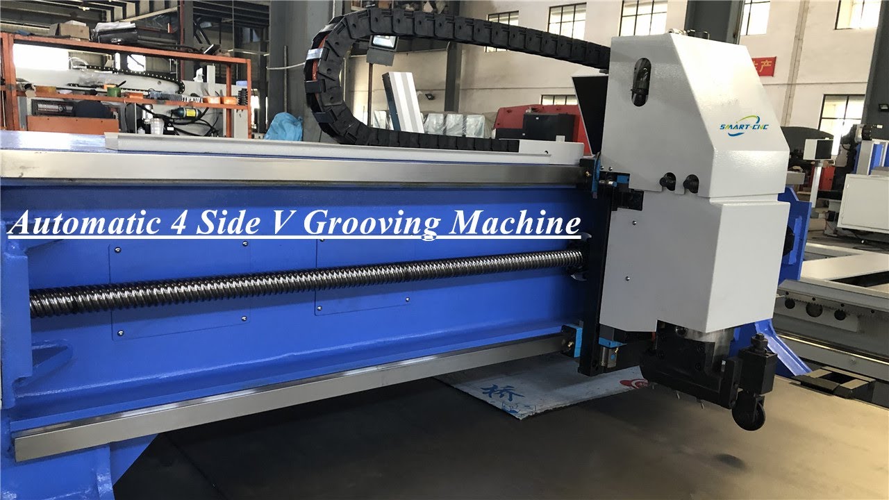 Automatic 4 Side V Grooving Machine, Full Auto Sheet Metal V Groover ...