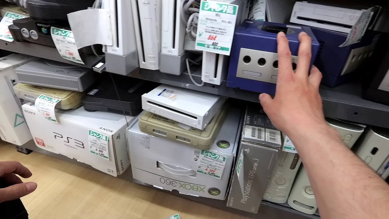 Boxed consoles in the junk? Japanese retro game hunting at Hard Off ...