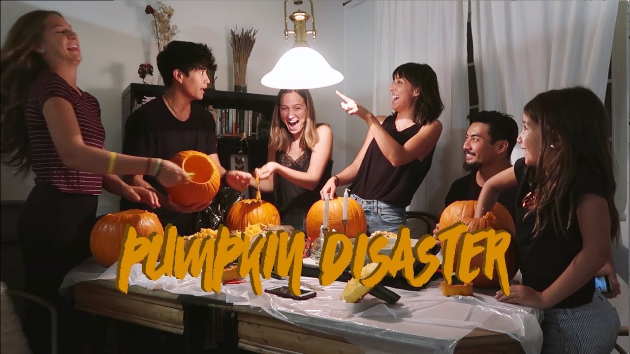 Pumpkin Carving Disaster (Halloween Special) - YouTube