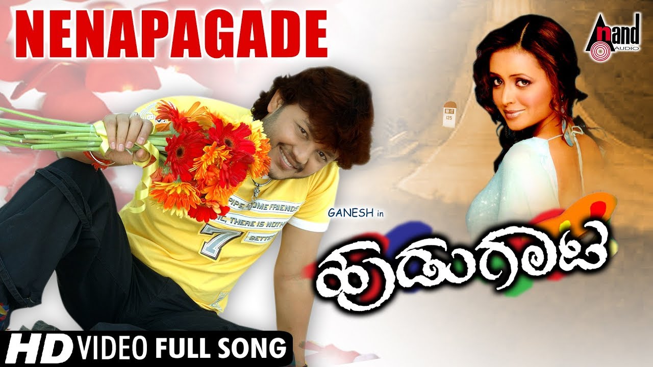 Nenapagade | HD Video Song | Hudugaata | Golden Star Ganesh | Rekha ...
