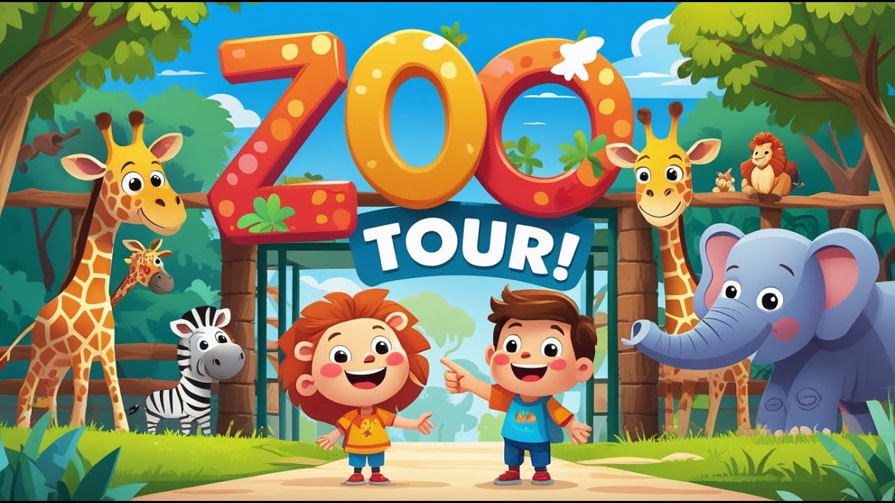 Zoo Animals for Kids | Fun Learning with Lions, Elephants & Penguins ...