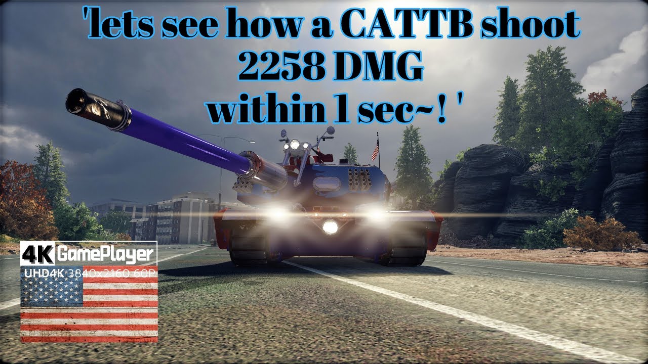 [4kUHD 144p]US CATTB MBT GamePlay “疯狂的一秒2发2258伤害围观一下~！”Armored Warfare ...