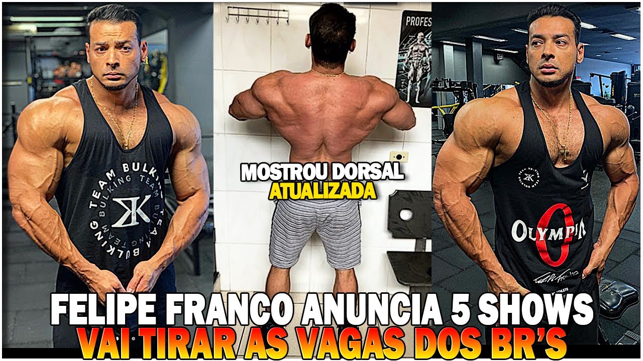 FELIPE FRANCO ANUNCIA VAI SUBIR EM 5 COMPETIÇÕES SEGUIDAS E VAI TOMAR A ...