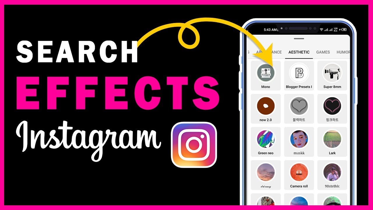 how to search effects on instagram | instagram effects - YouTube