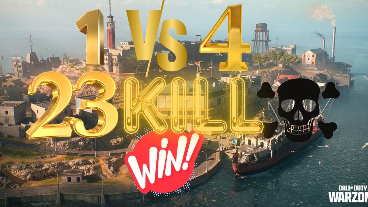 1 VS 4 23 KILL WIN - YouTube