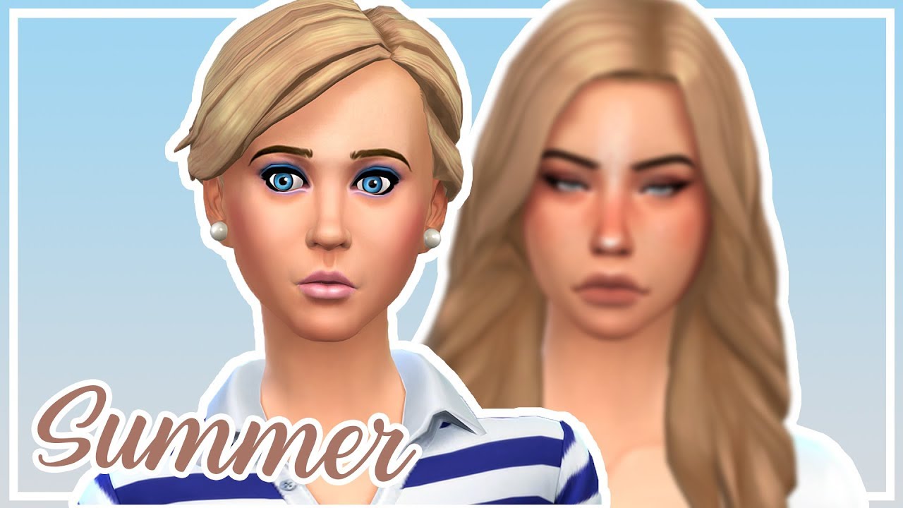 SUMMER HOLIDAY // The Sims 4 Townie Makeover - YouTube