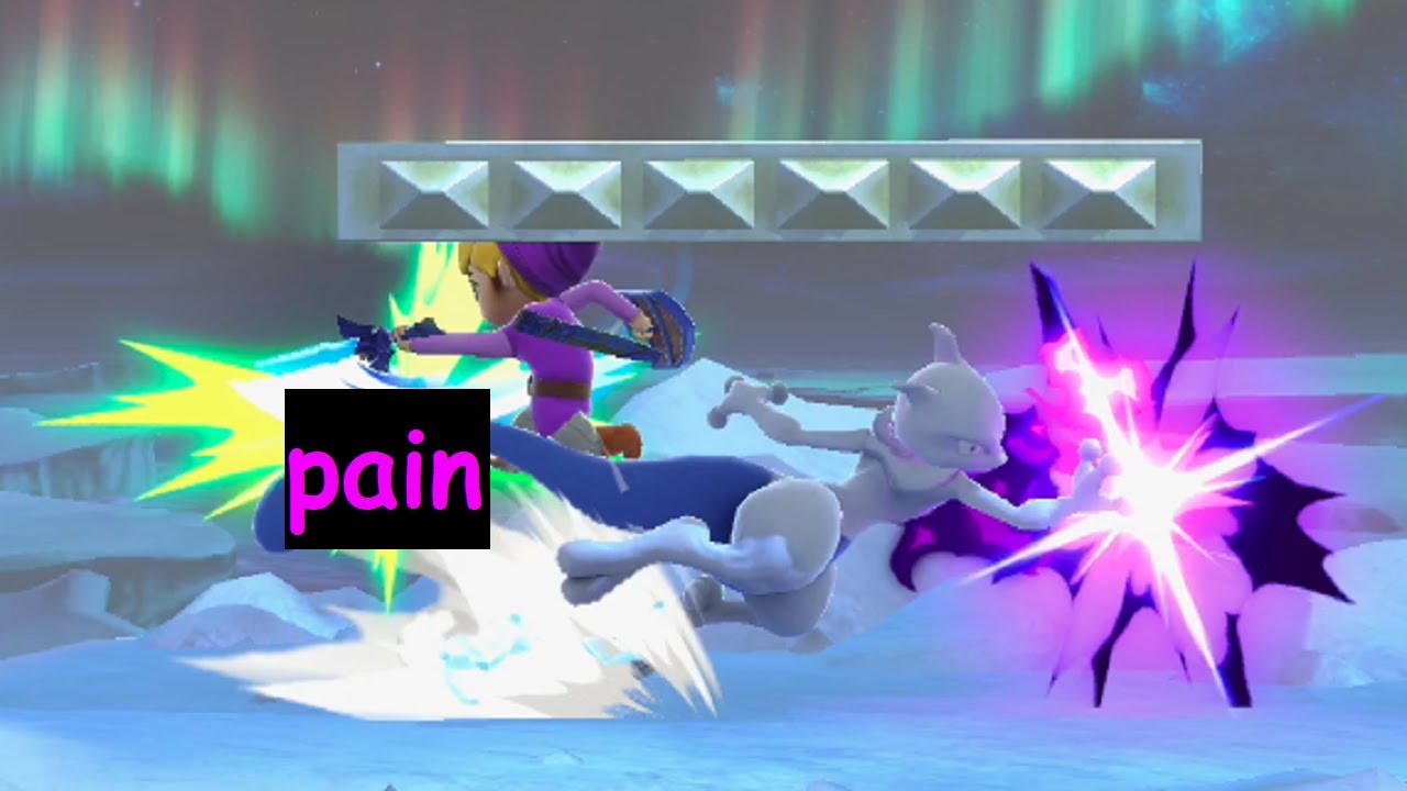 Another Mewtwo Tail Hurtbox Clip - YouTube