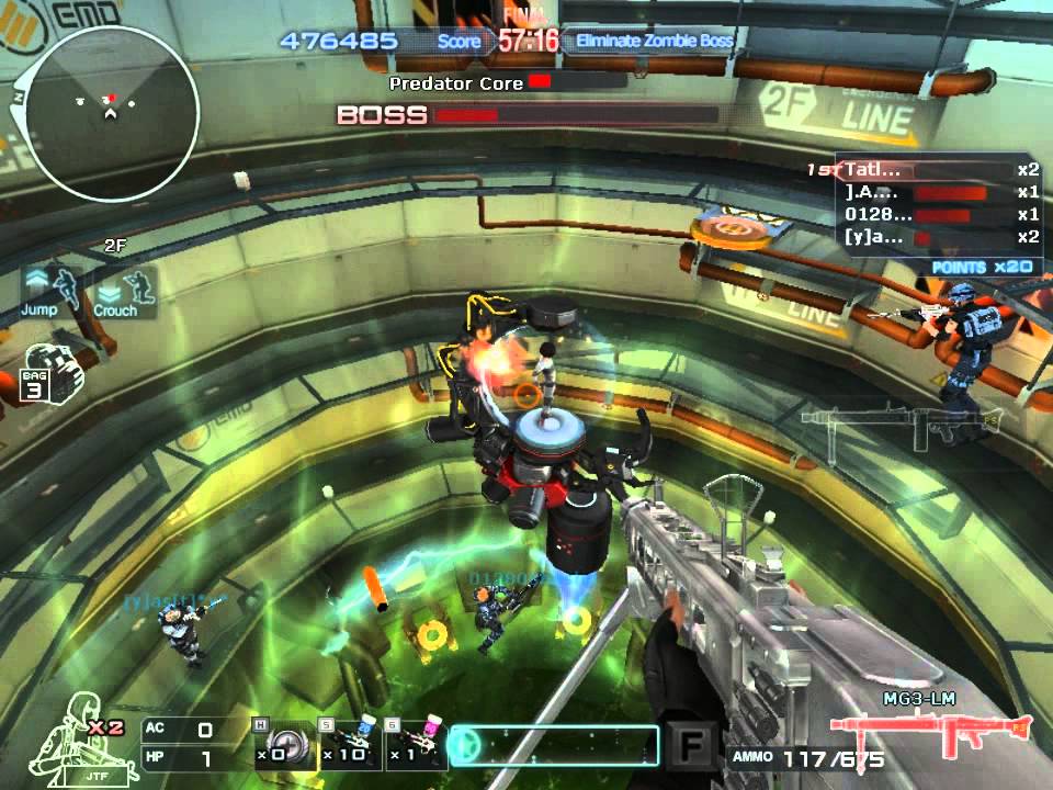 CrossFire 2013 map EMD LAB Kill the boss 1HP! - YouTube