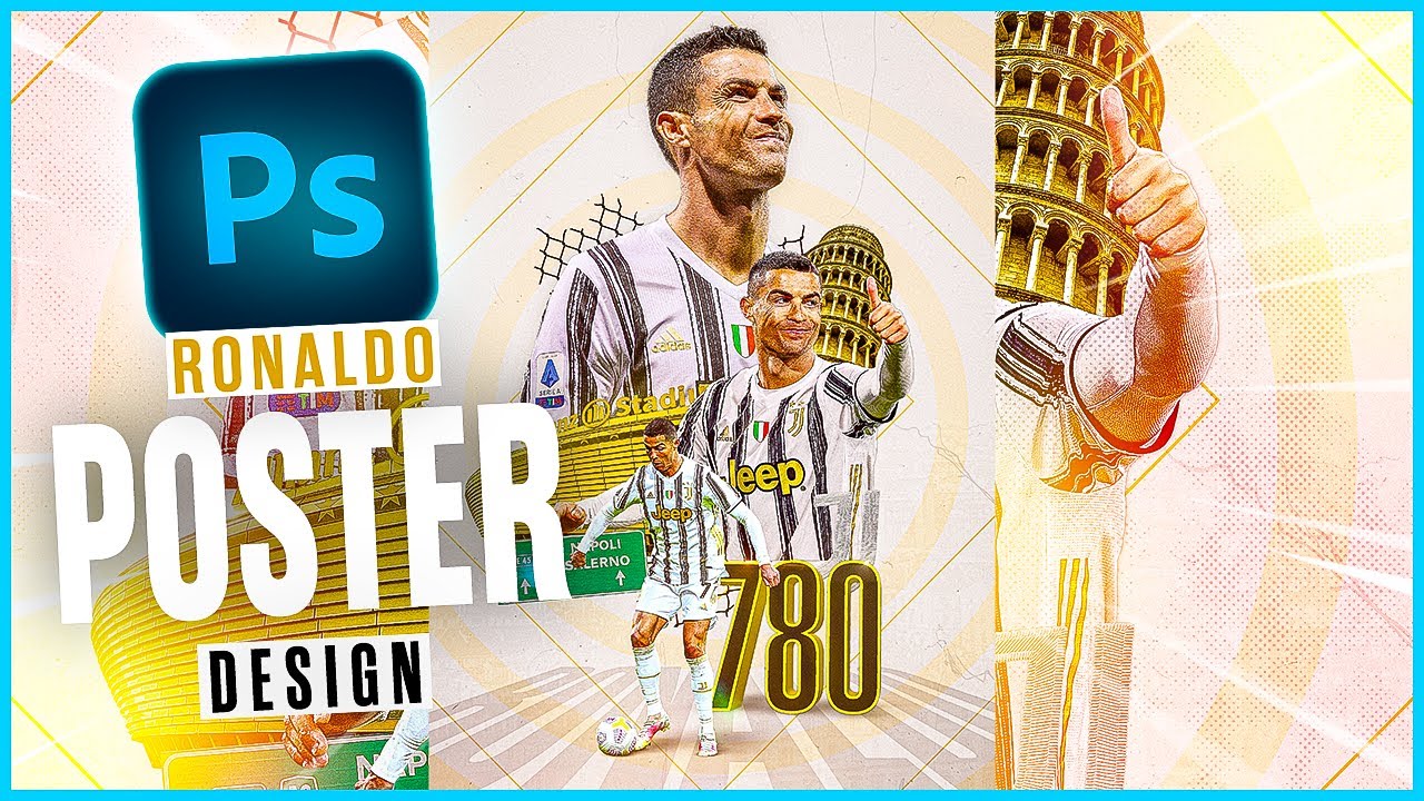 How to make a Ronaldo football visual! - Abstract Football Poster ...