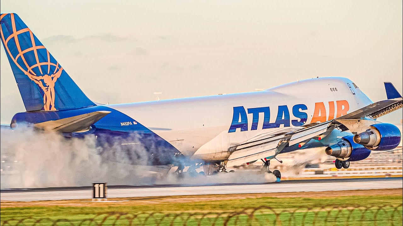 Live ATC Miami Int'l Airport Plane Spotting in 4K | Heavy Landings ...