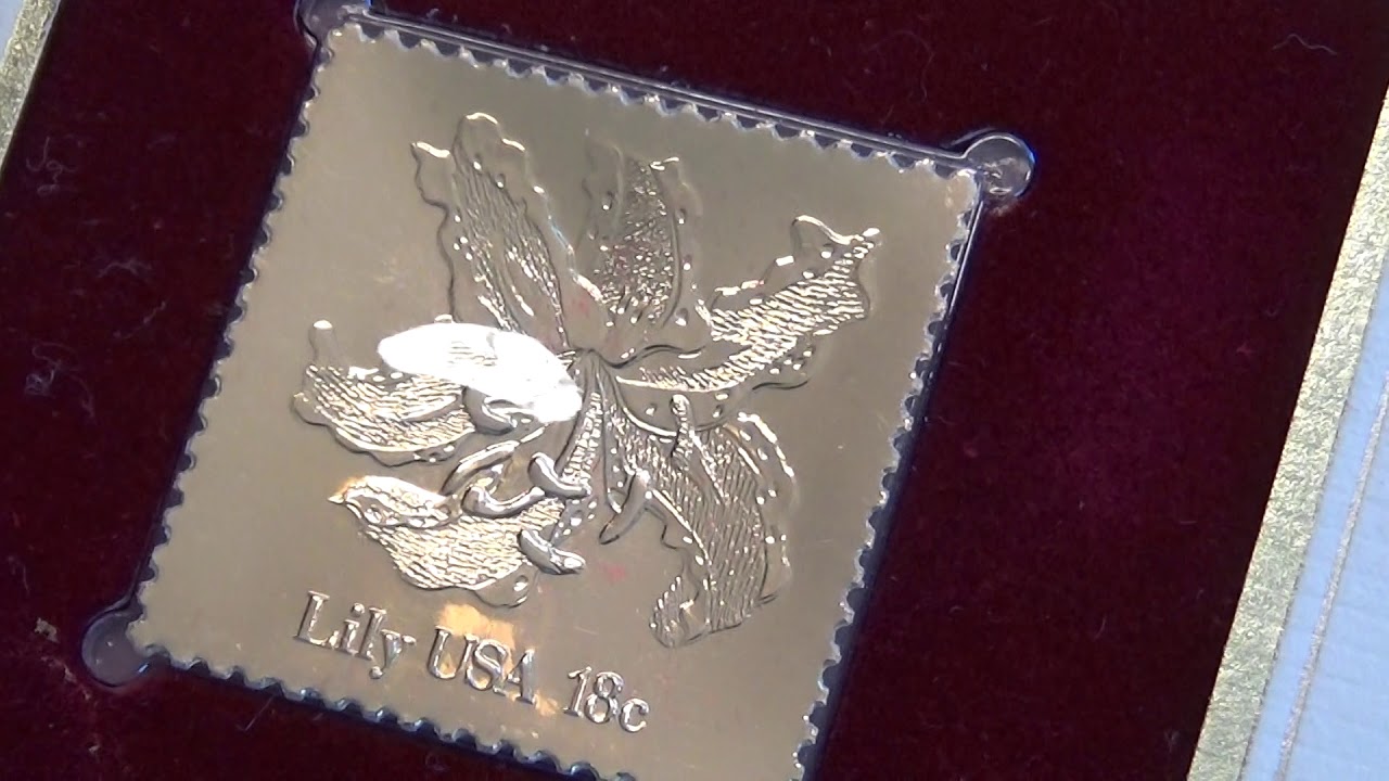 22 kt Gold First Issue Stamps #7 - YouTube