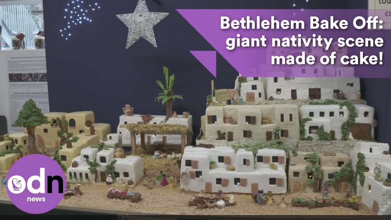 Bethlehem Bake Off: giant nativity scene made of cake! - YouTube